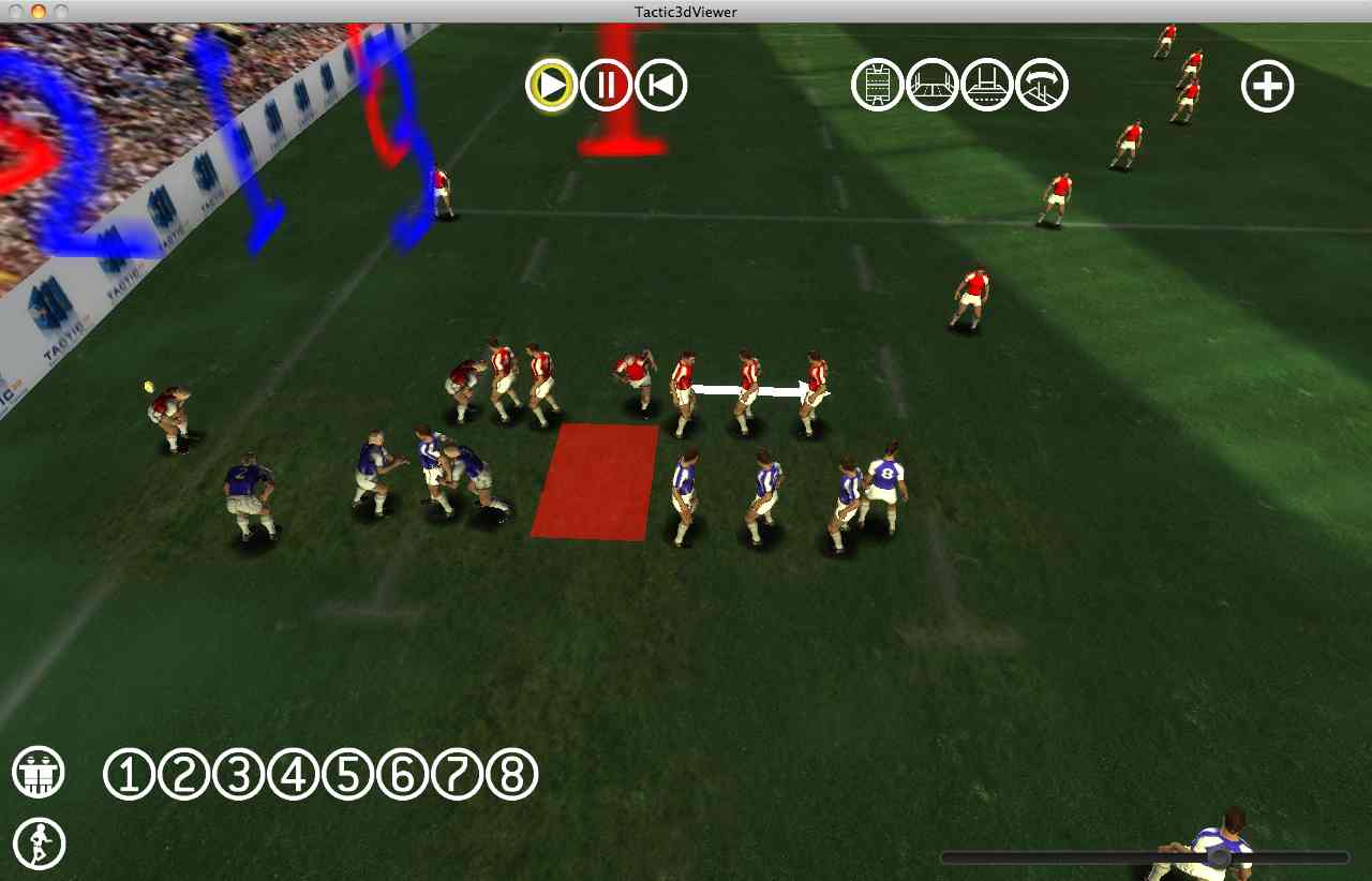 Tactic3D Rugby software